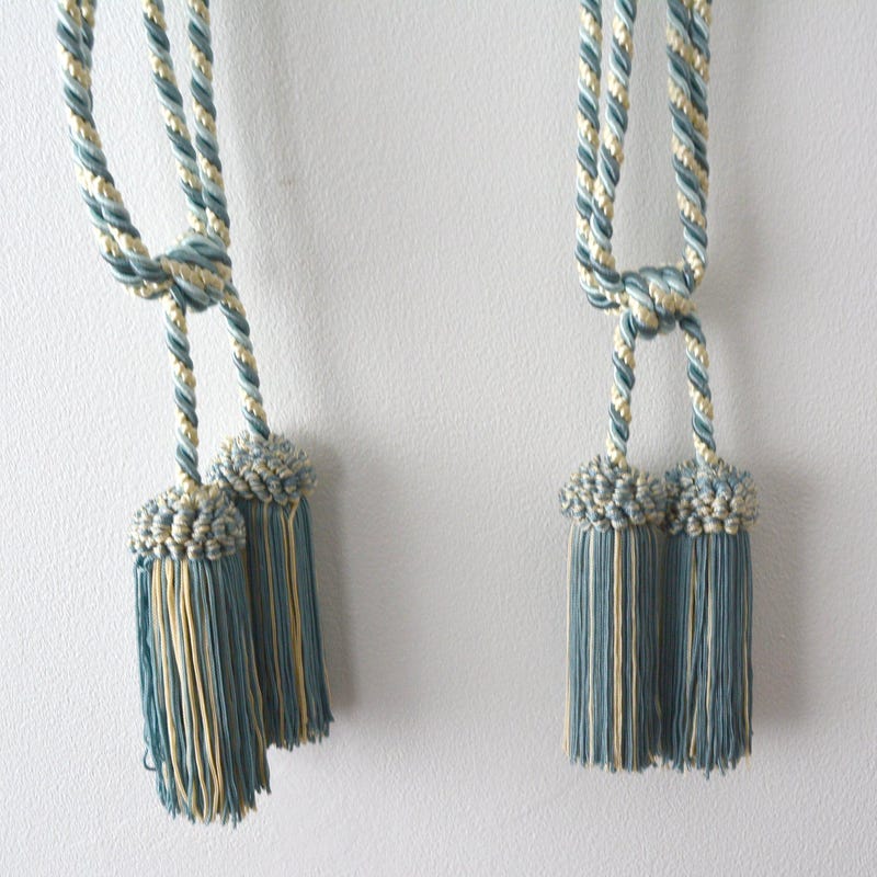 French Curtain Tiebacks - Etsy