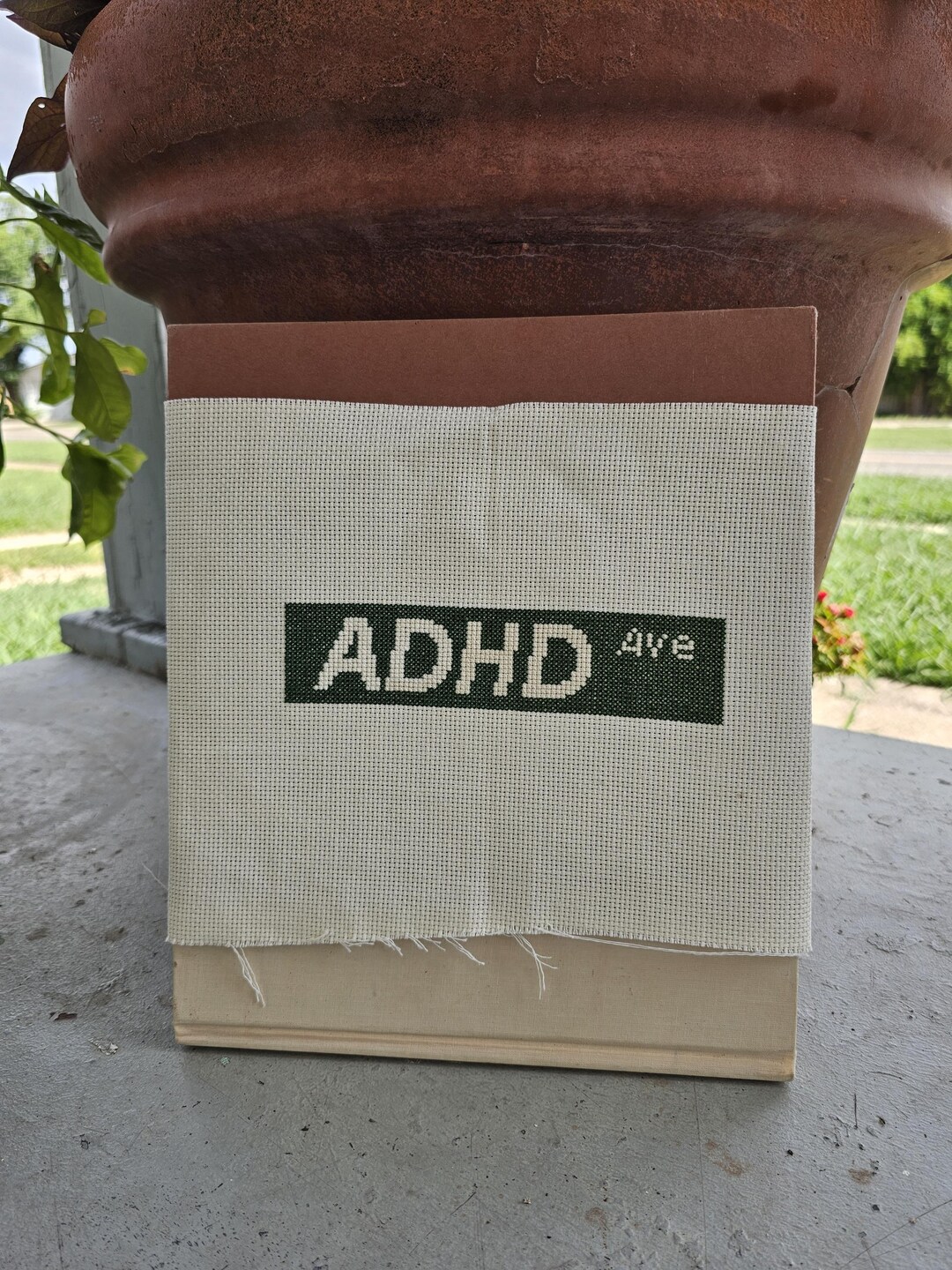 ADHD Ave Sign Cross Stitch Pattern PDF Instant Download - Etsy