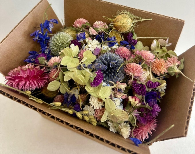 Organic Dried Flower Colorful Box/mixed Dried Flowers Confetti/natural ...
