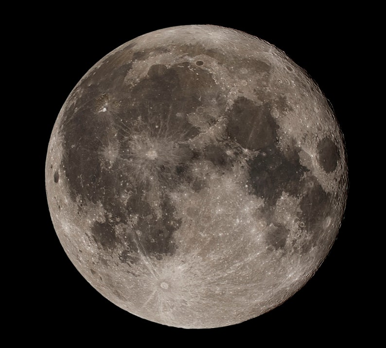 Full Moon Print - Etsy