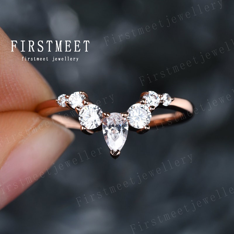 Crown Wedding Band - Etsy