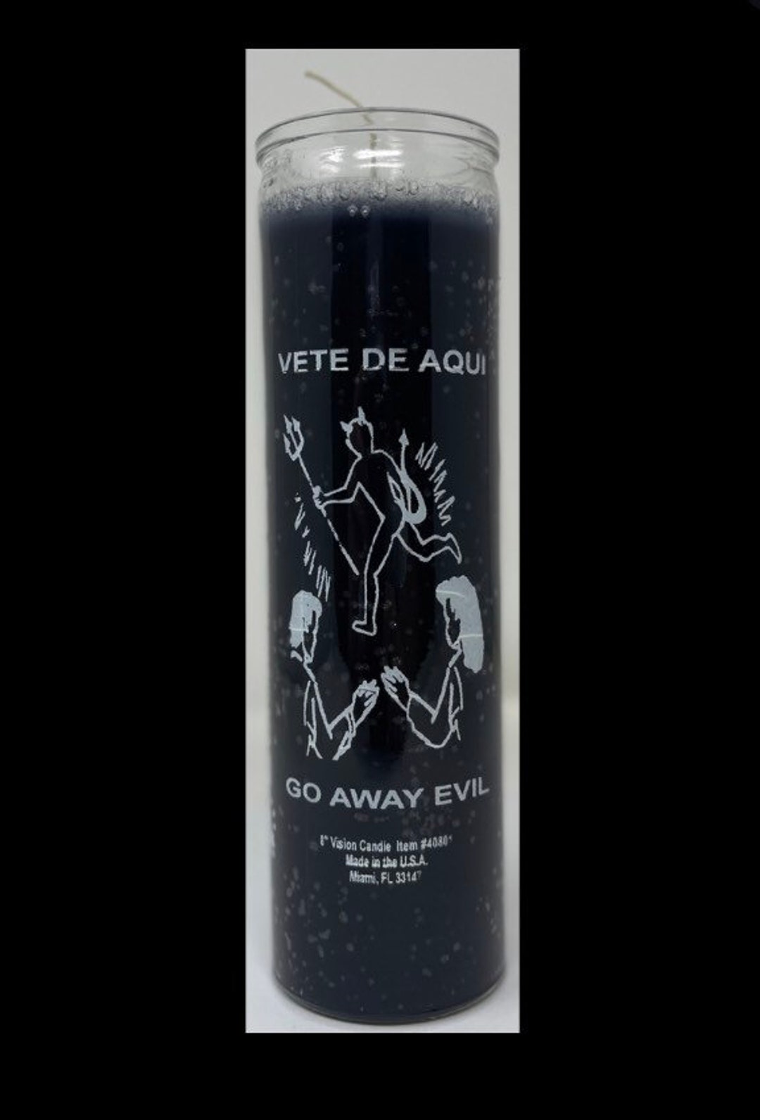 Go Away Evil 7 Day Candle - Etsy