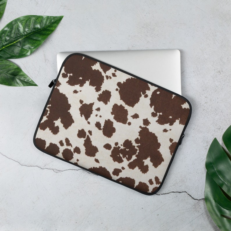 Cow Print Laptop Sleeve - Etsy