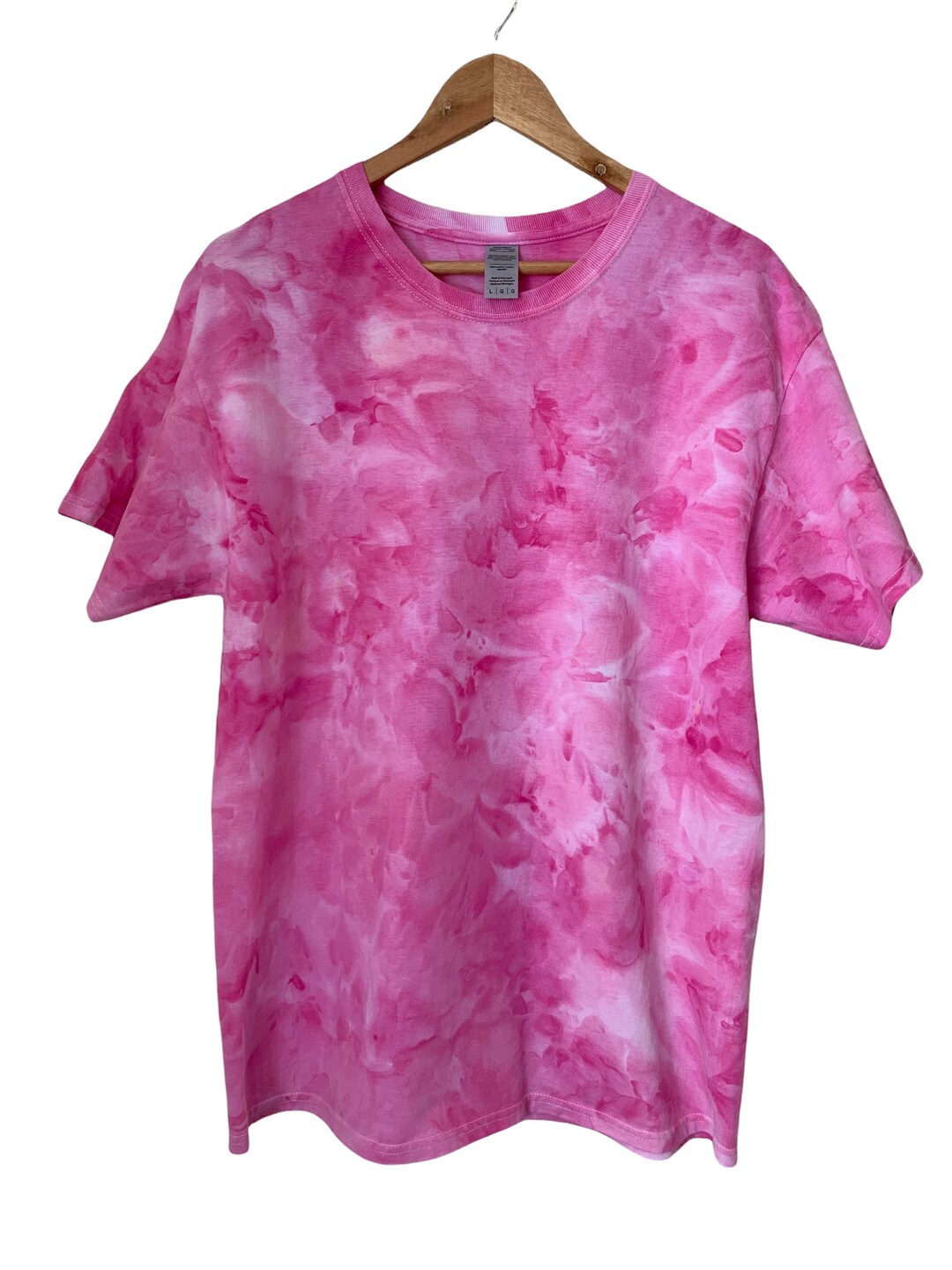 Pink Tie Dye T-shirt, Tiedye Top, Watercolour Tie-dye, Marble Effect ...