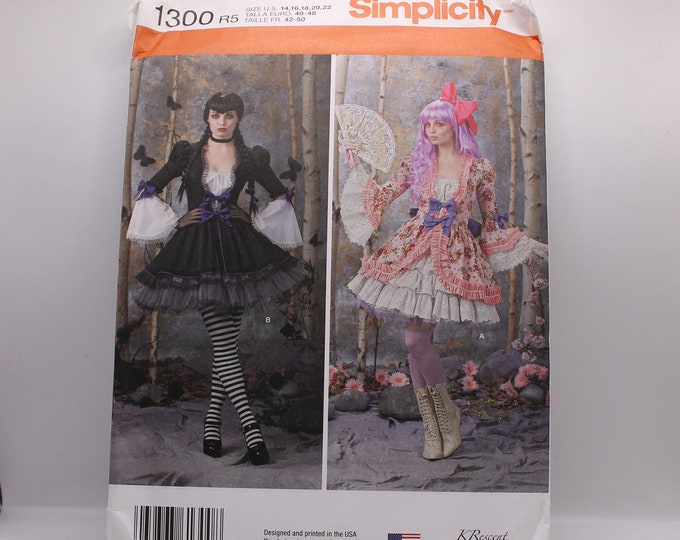 Simplicity 1300, Misses' Kawaii Costume Sewing Pattern, UNCUT - Etsy