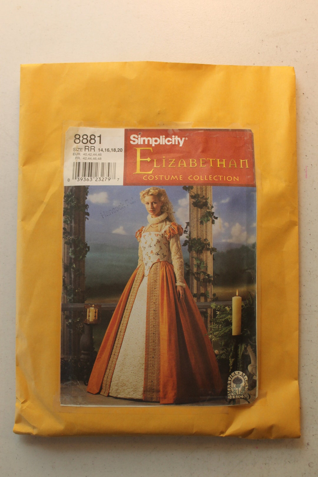 Simplicity 8881, Simplicity Elizabethan Costume Collection, Elizabethan ...