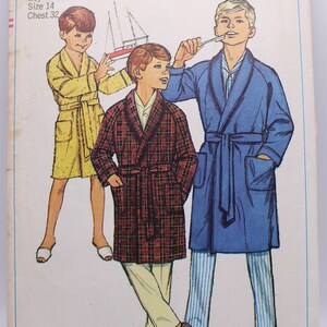 Simplicity 6767, Boys Robe Sewing Pattern, UNCUT & VINTAGE - Etsy