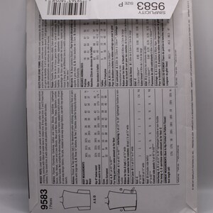 Simplicity 9583, 90s Vest Sewing Pattern, UNCUT and VINTAGE - Etsy