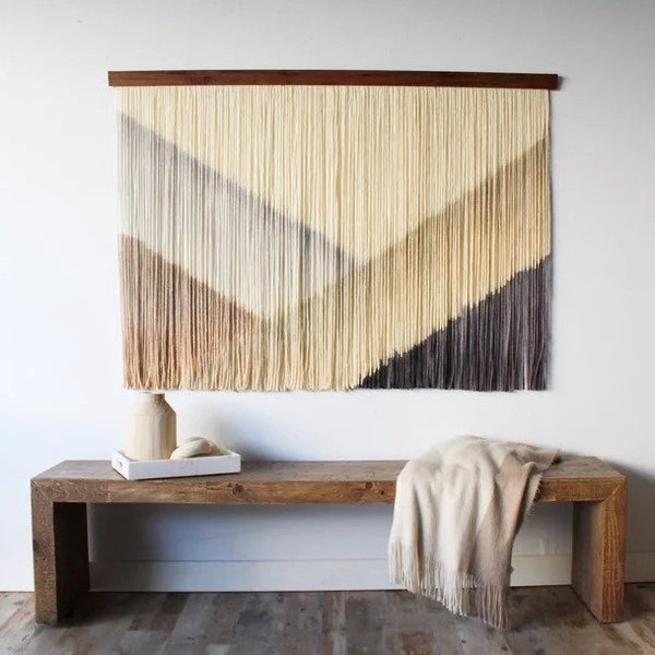 Dip Dyed Wall Hanging - Etsy