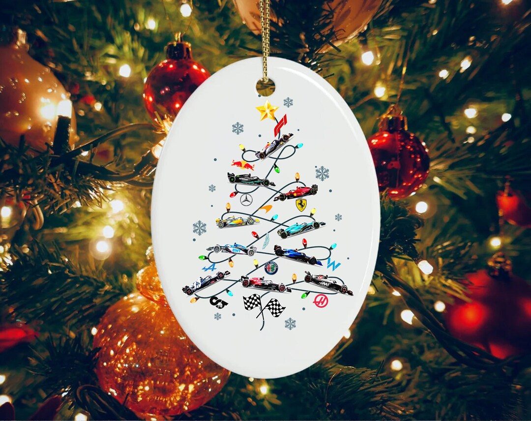 Formula 1 Christmas Tree Ornament 2023 Racing Car F1 Christmas - Etsy