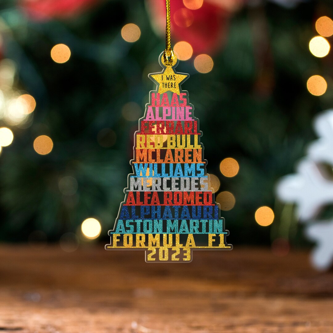 Formula 1 Christmas Tree Ornament 2023 F1 Teams Christmas - Etsy