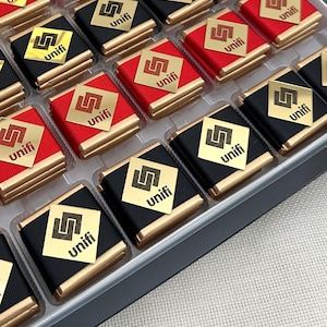 Chocolate With Logo, Corporate Chocolate Treats, Gift to Customer ...