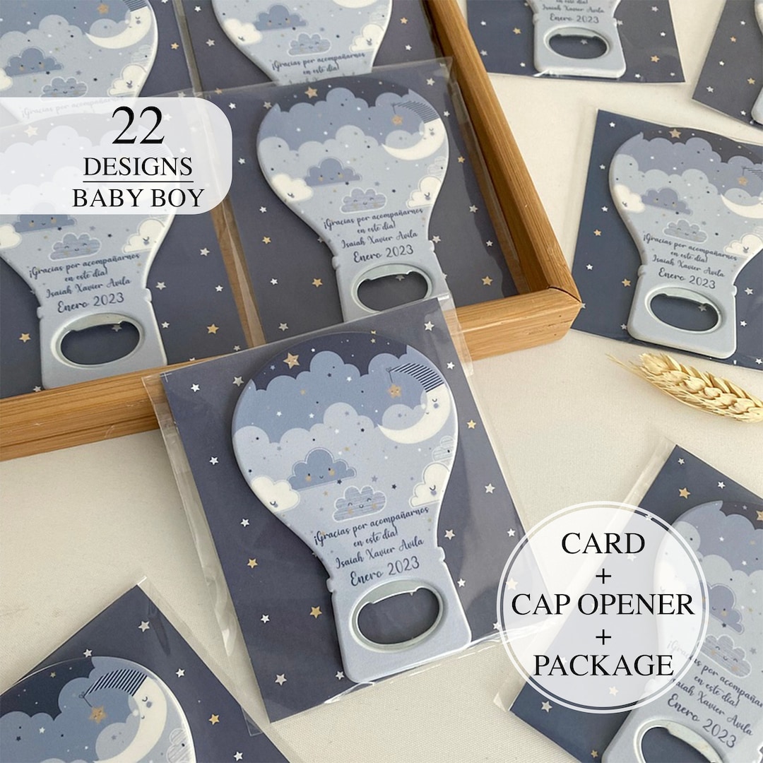 Customized Baby Shower Gift Magnet, Bootle Cap Opener, Birthday or ...