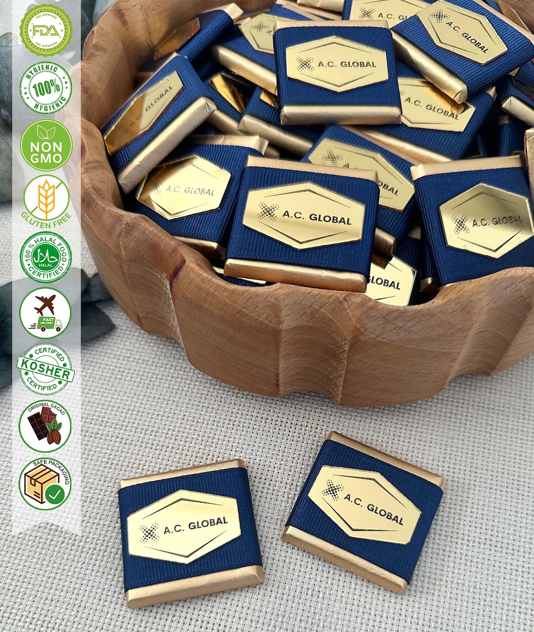 Chocolate With Logo, Corporate Chocolate, Corporate Gift, Gift to ...