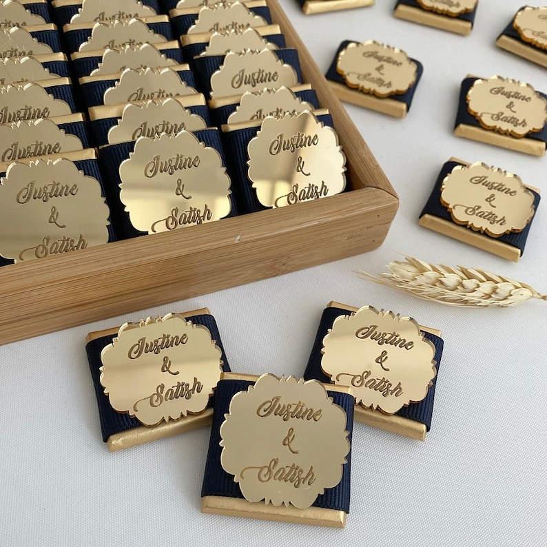 Wedding Favors Chocolate Wedding Favors Engagement - Etsy