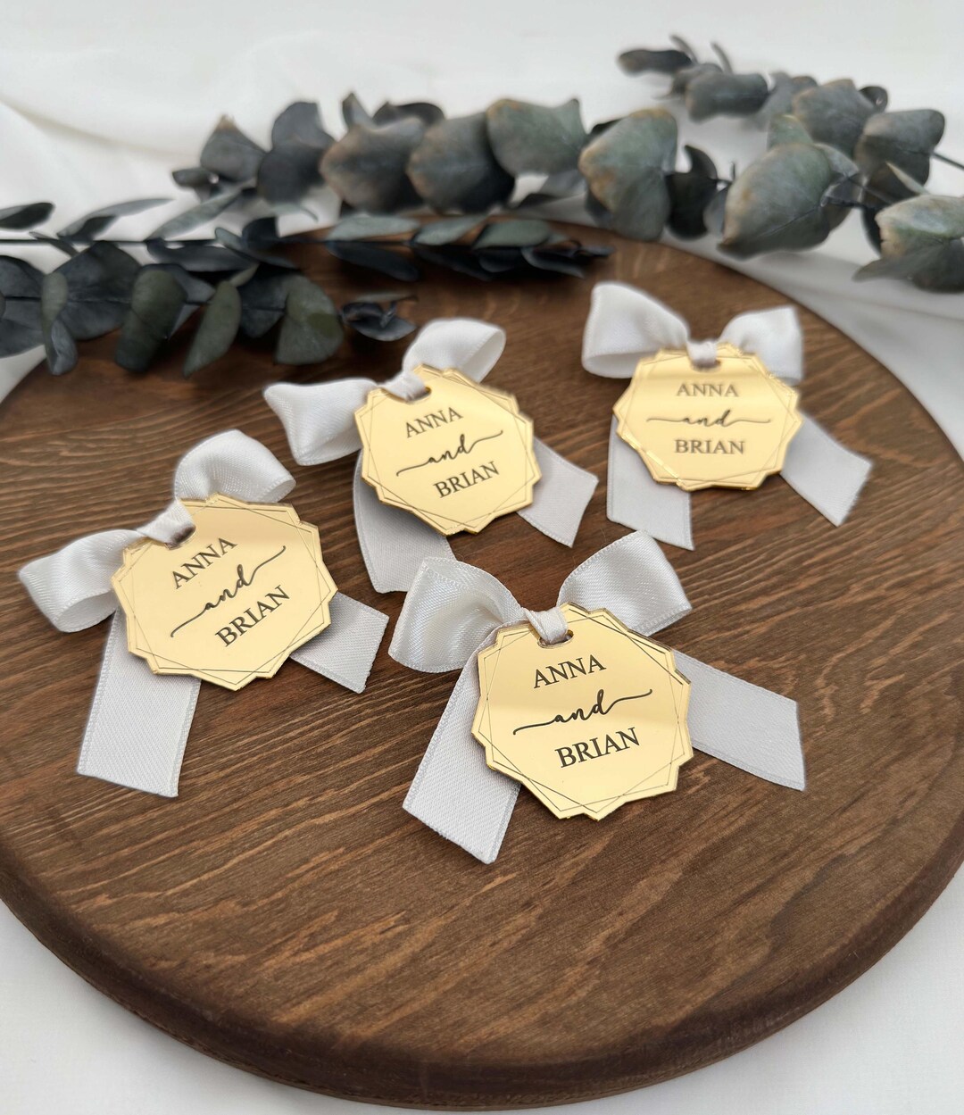 Names for Guest, Custom Name Tag, Gift Mirror Tag, Name Tag, Favors Tag ...
