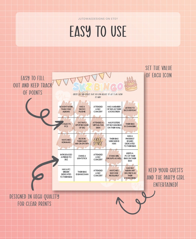 Stray Kids Birthday Party Games: SKZOO Theme (digital Download) - Etsy