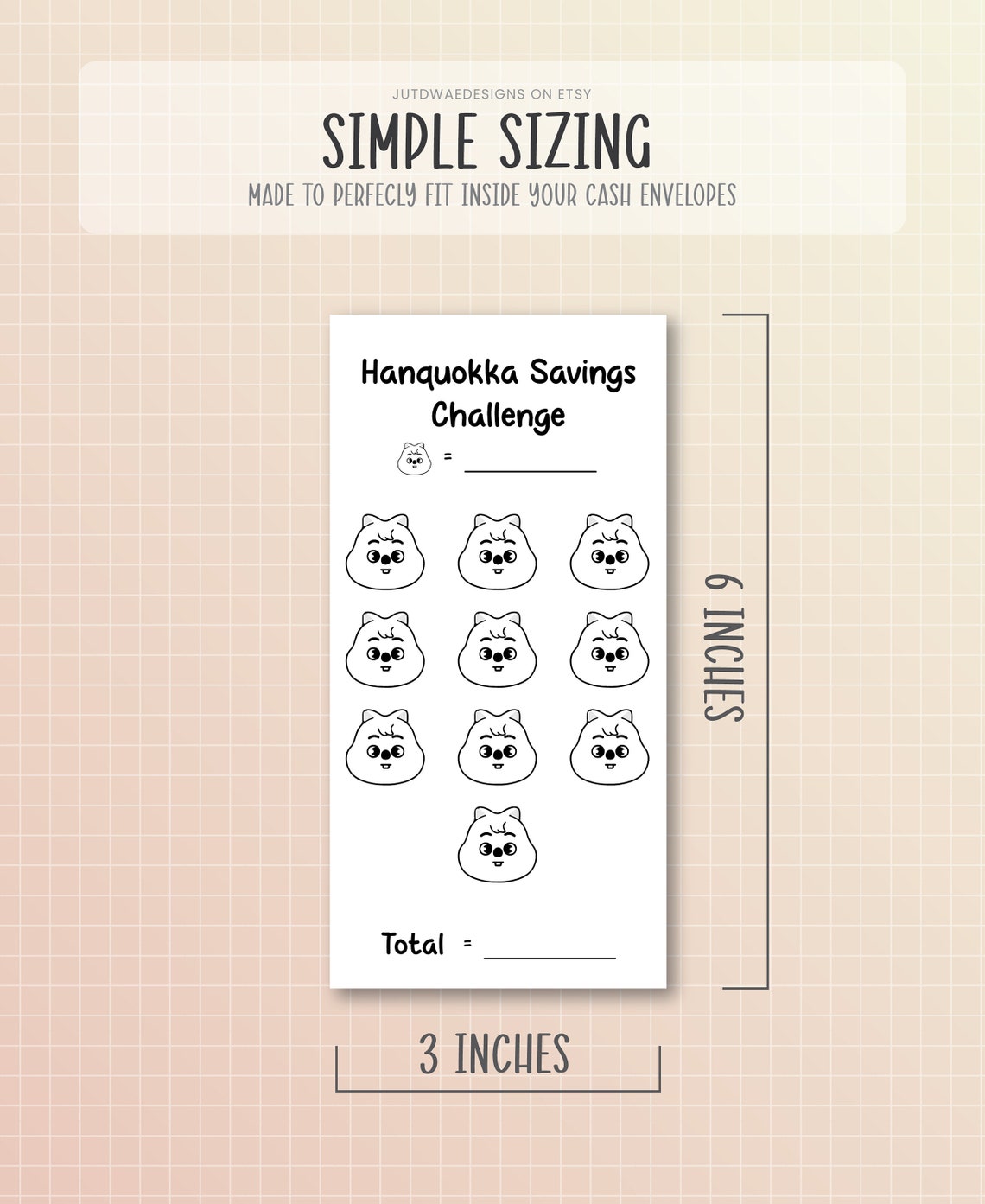 Stray Kids SKZOO Cash Envelope Savings Challenge Insert Printable ...