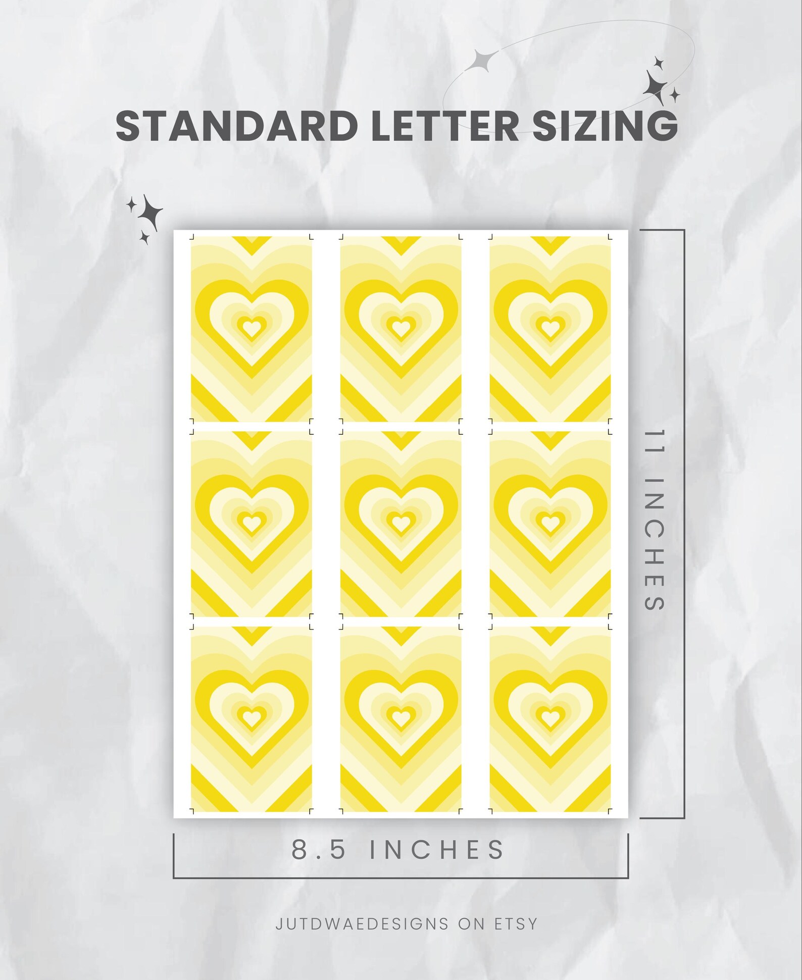 Kpop Yellow Photocard Placeholder | Binder Filler | Bias Pc | Kpop ...