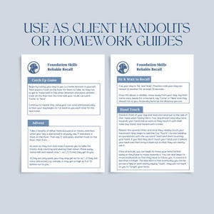 Dog Training Business Templates – Editable Behavior Guide and Puppy ...