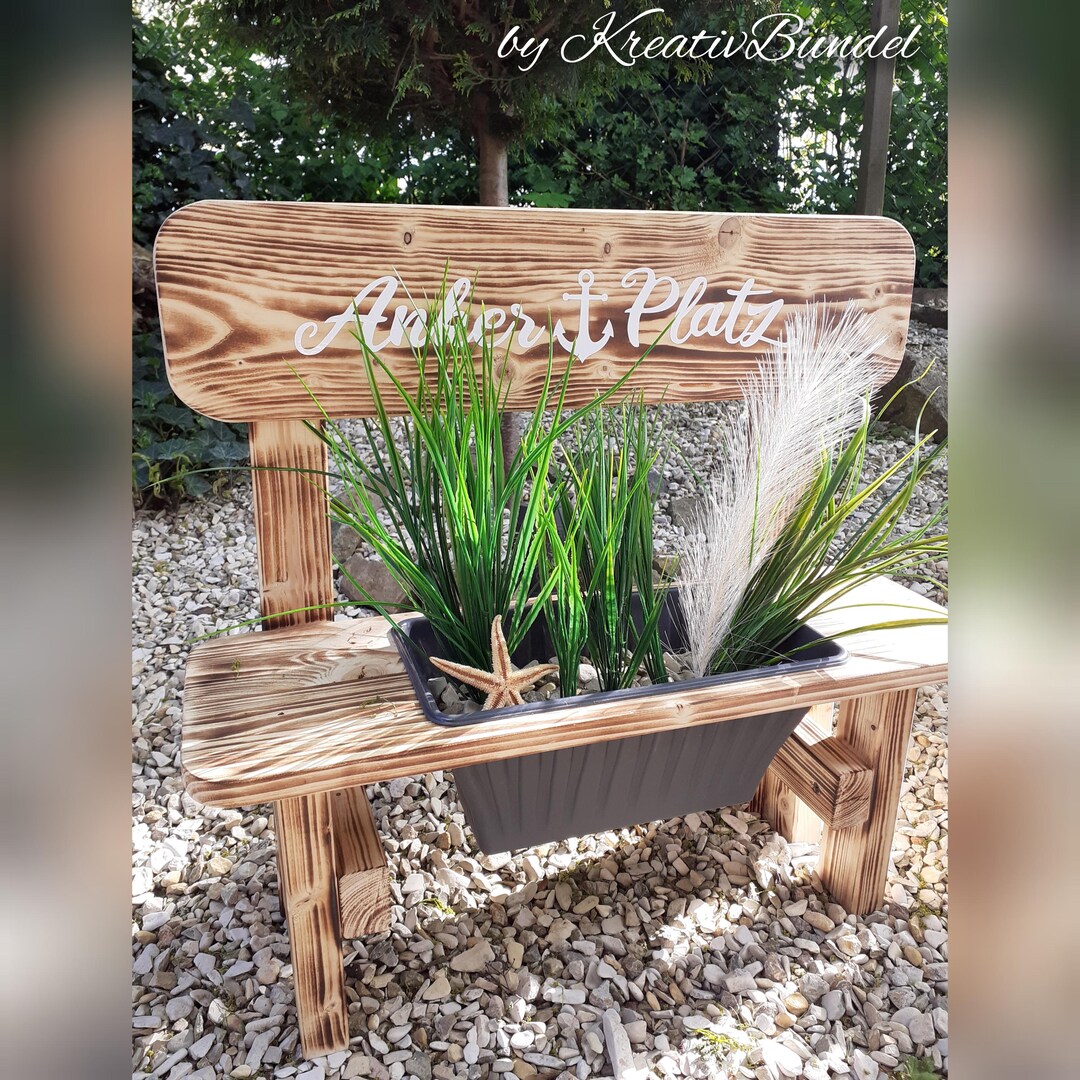 Plant Bench, Decorative Bench, Flower Bench, Flower Benches, Wooden ...