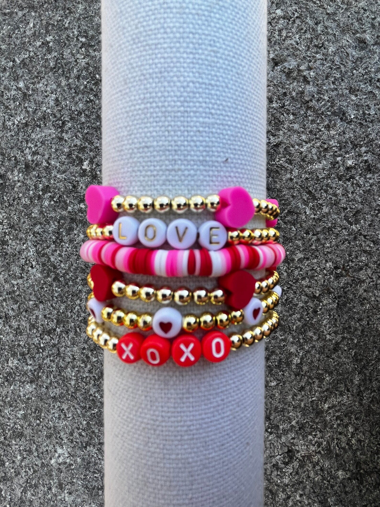 Valentines Day Bracelet I Beaded Bracelets I Holiday Bracelet I ...