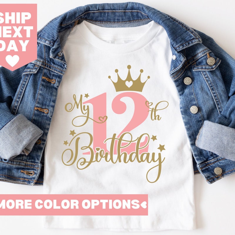 Crown 12th Birthday - Etsy