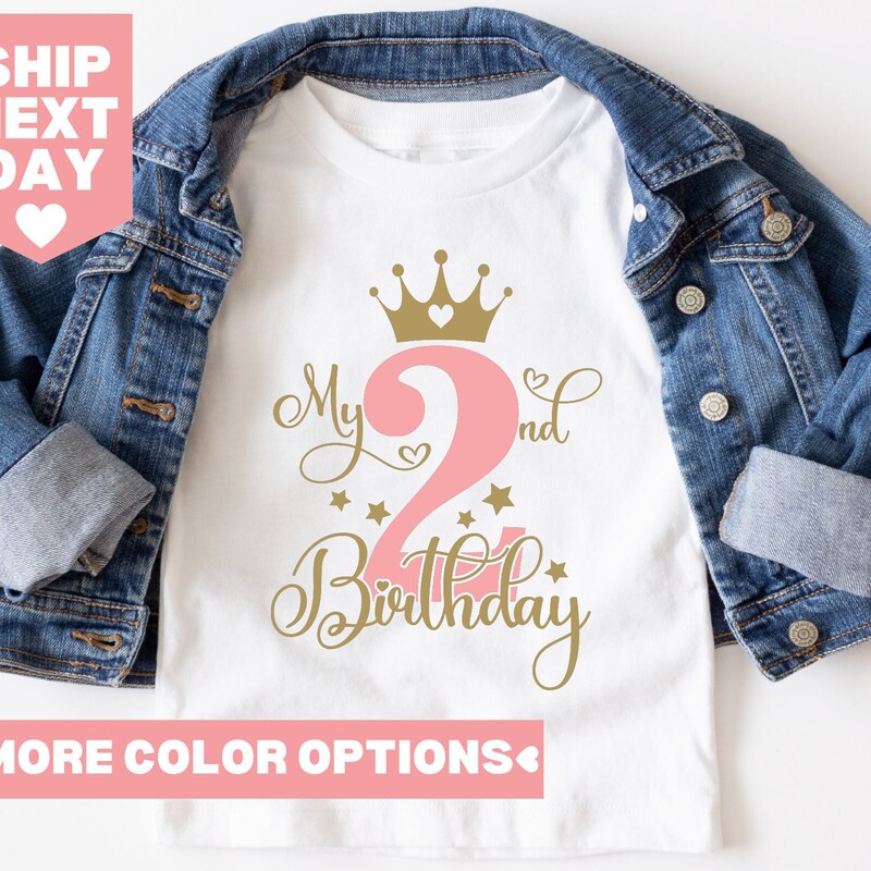 2nd Birthday Shirt - Etsy