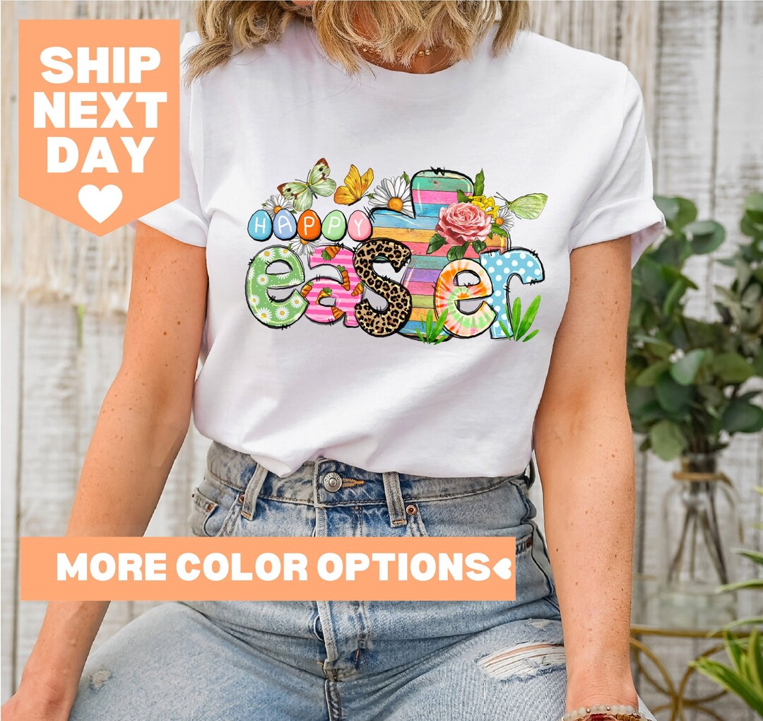 Happy Easter Shirt, Happy Easter Bunnies Shirt, Bunny Shirt, Easter ...