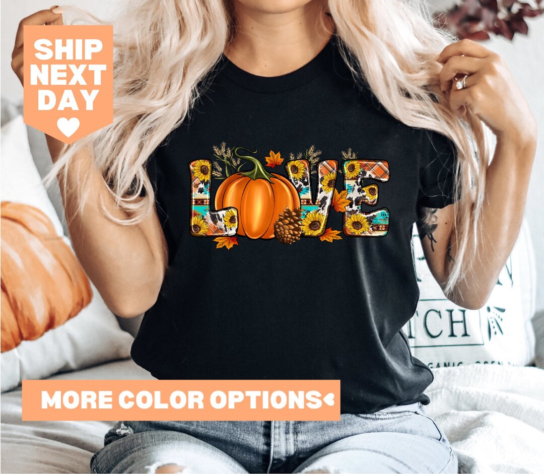 Love Fall Shirt, Hello Fall Shirt, Cute Fall Shirt, Pumpkin Shirt ...
