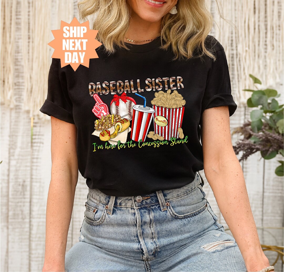 Baseball Sister Shirt, Little Sister Baseball Shirt, Baseball Game Day ...