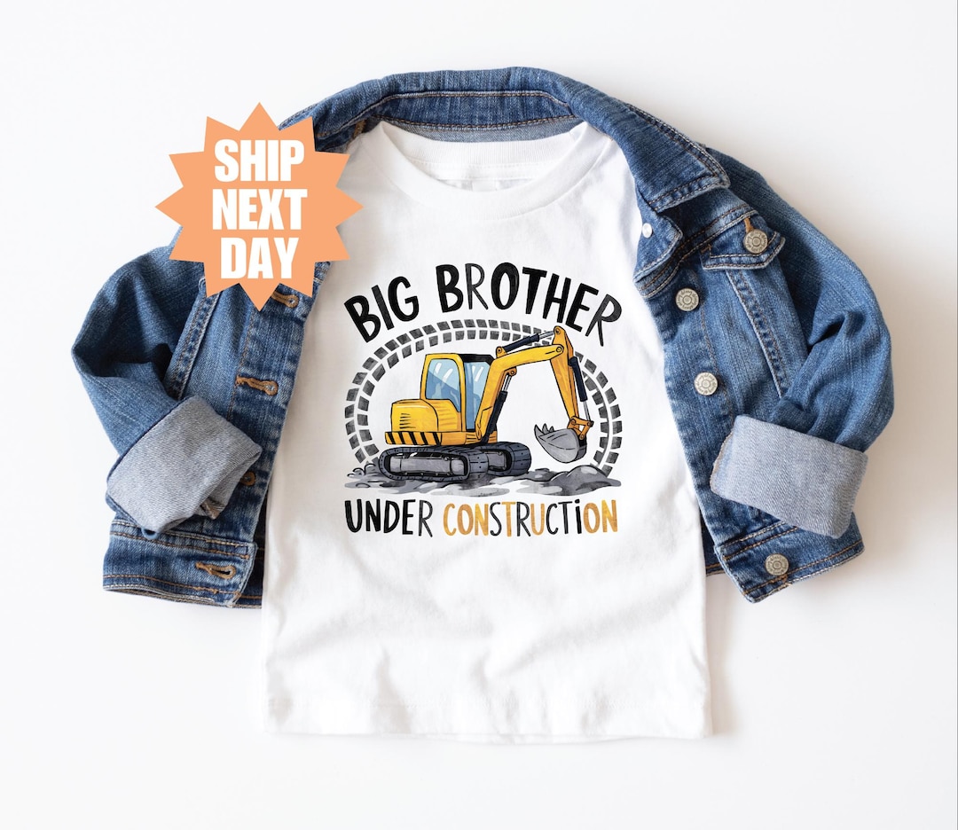 Big Brother Under Construction Shirt, Future Big Brother Gift ...