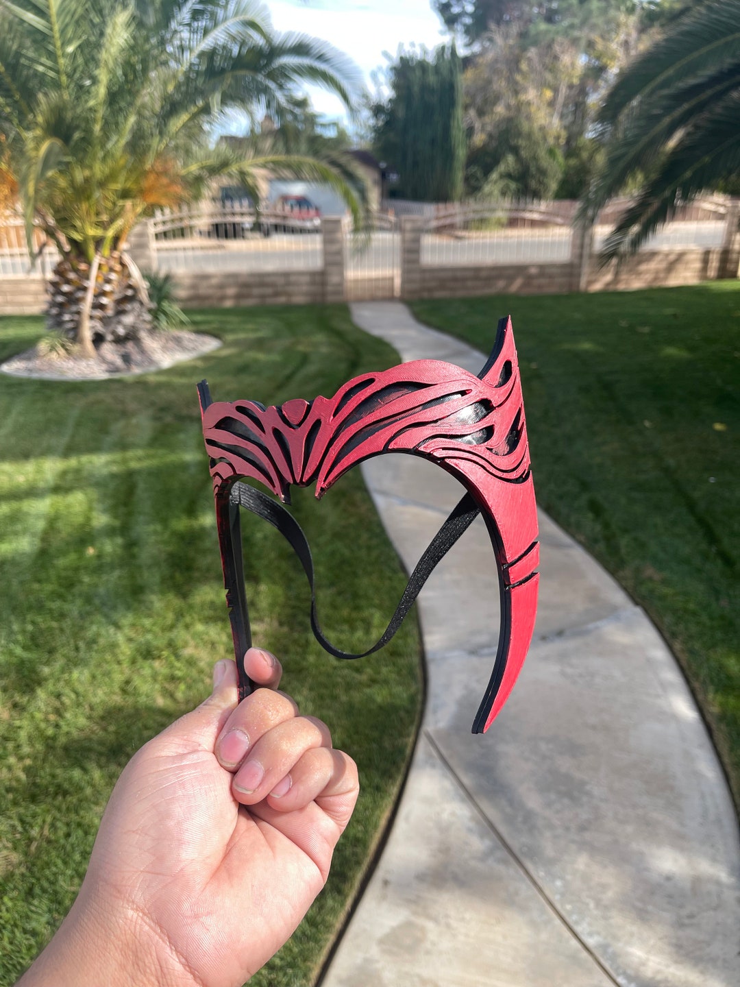 Scarlet Witch / Wanda Crown, Hand Painted Express Mail Available. - Etsy