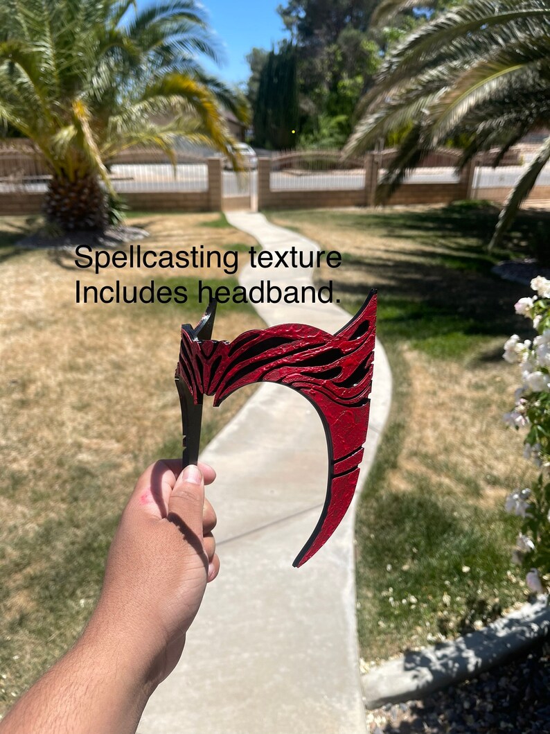 Scarlet Witch / Wanda Crown Hand Painted - Etsy