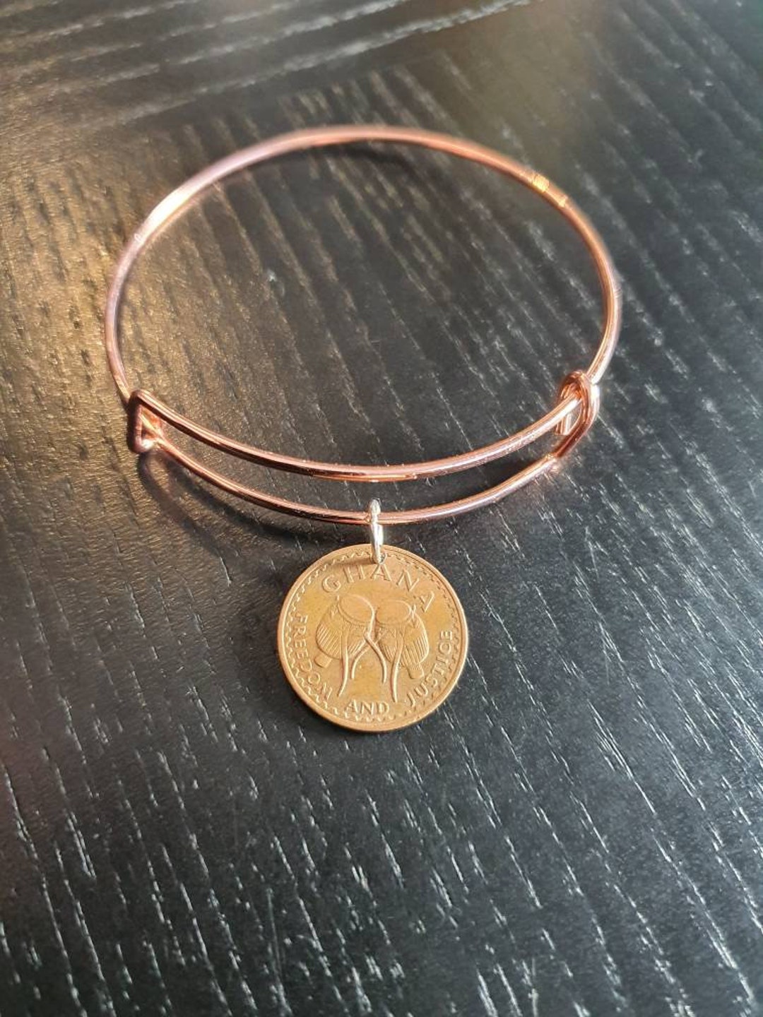 Bangle Coin Ghana Helped Pesewa 0.5 Real Coin - Etsy