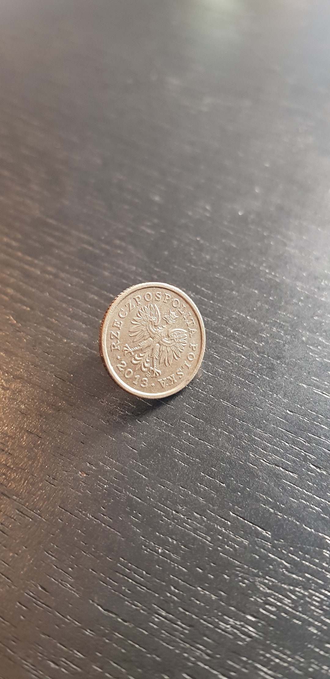 Lapel Pin Coin Polish Eagle Gold - Etsy