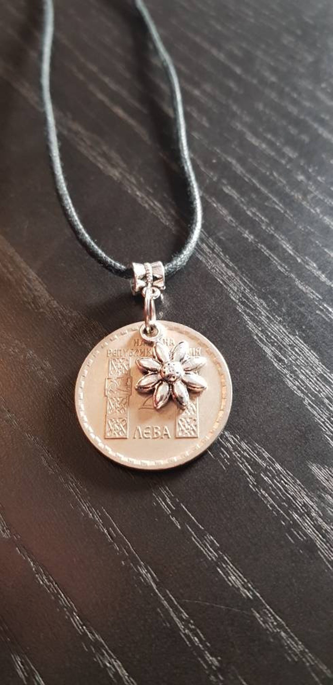 Surfer Chain Coin Bulgaria 2 Leva 60 Cm With Sliding Knot 1966 - Etsy