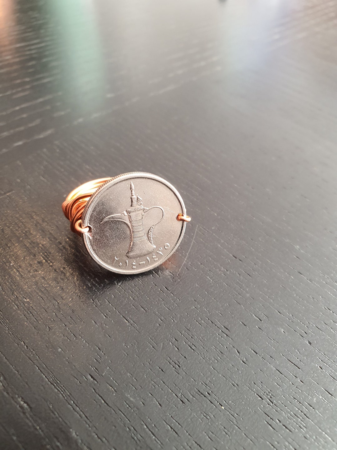 Coin Ring United Arab Emirates UAE 1 Dirham Dallah Coffee Pot ...