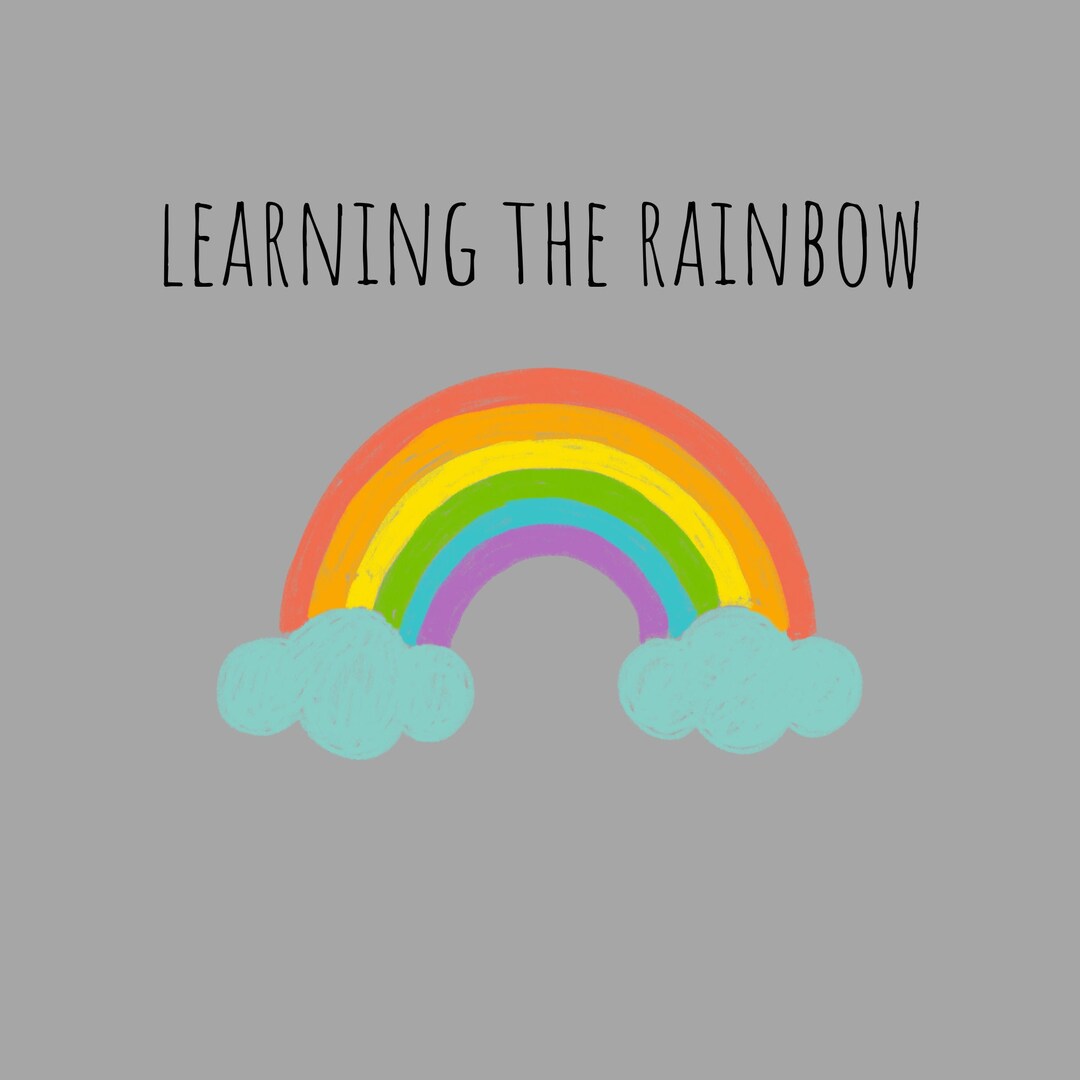Learning the Rainbow! ROYGBIV - Etsy