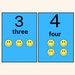 Happy Colorful Number Flashcards - Etsy