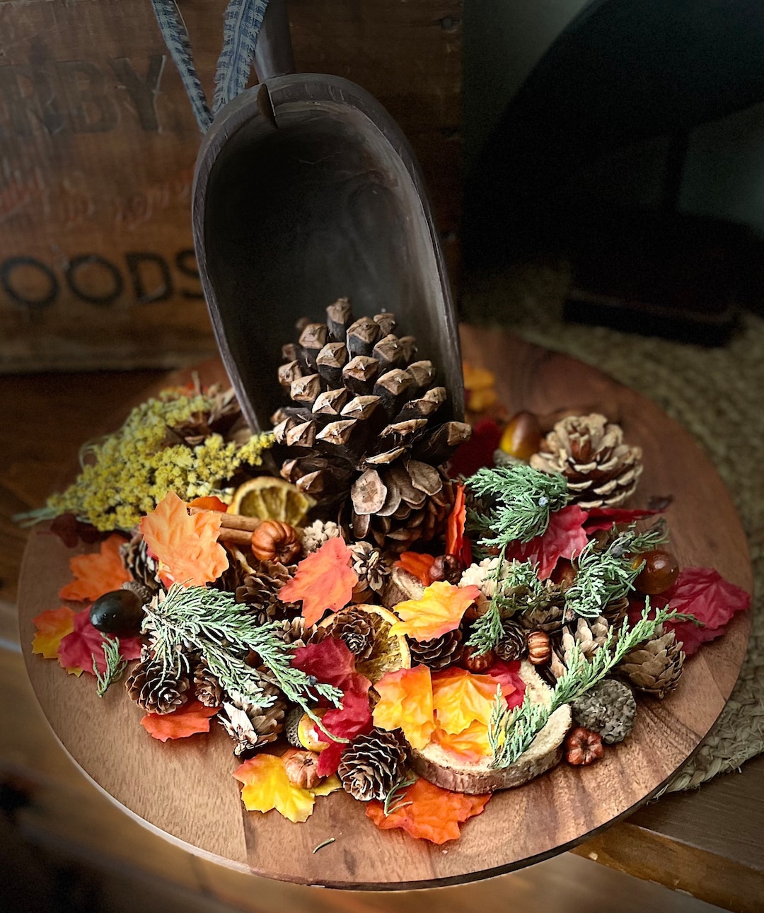Fall Potpourri Bowl Filler: Primitive Country Autumn Decor - Etsy