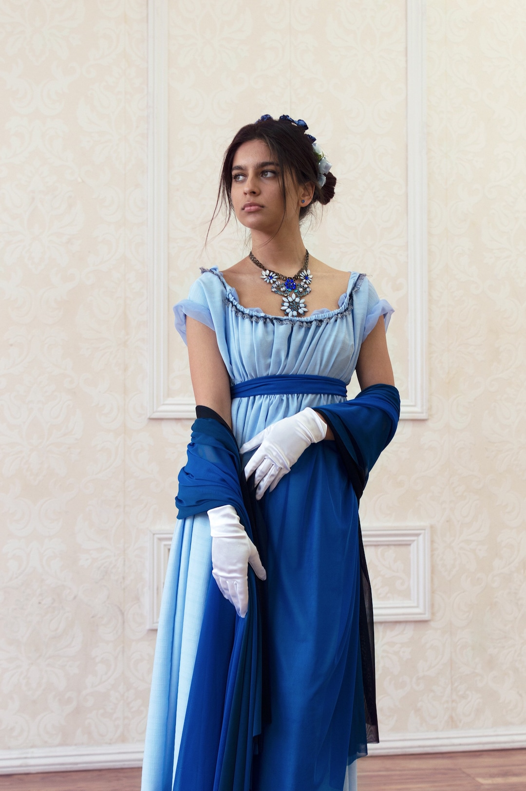 Sailor Moon Sailor Mercury Regency Gown Cosplay Dress - Etsy