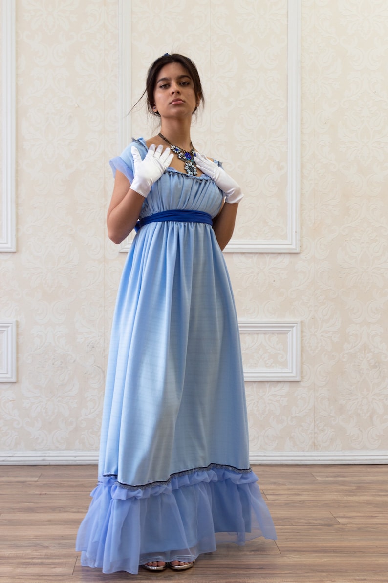 Sailor Moon Sailor Mercury Regency Gown Cosplay Dress - Etsy