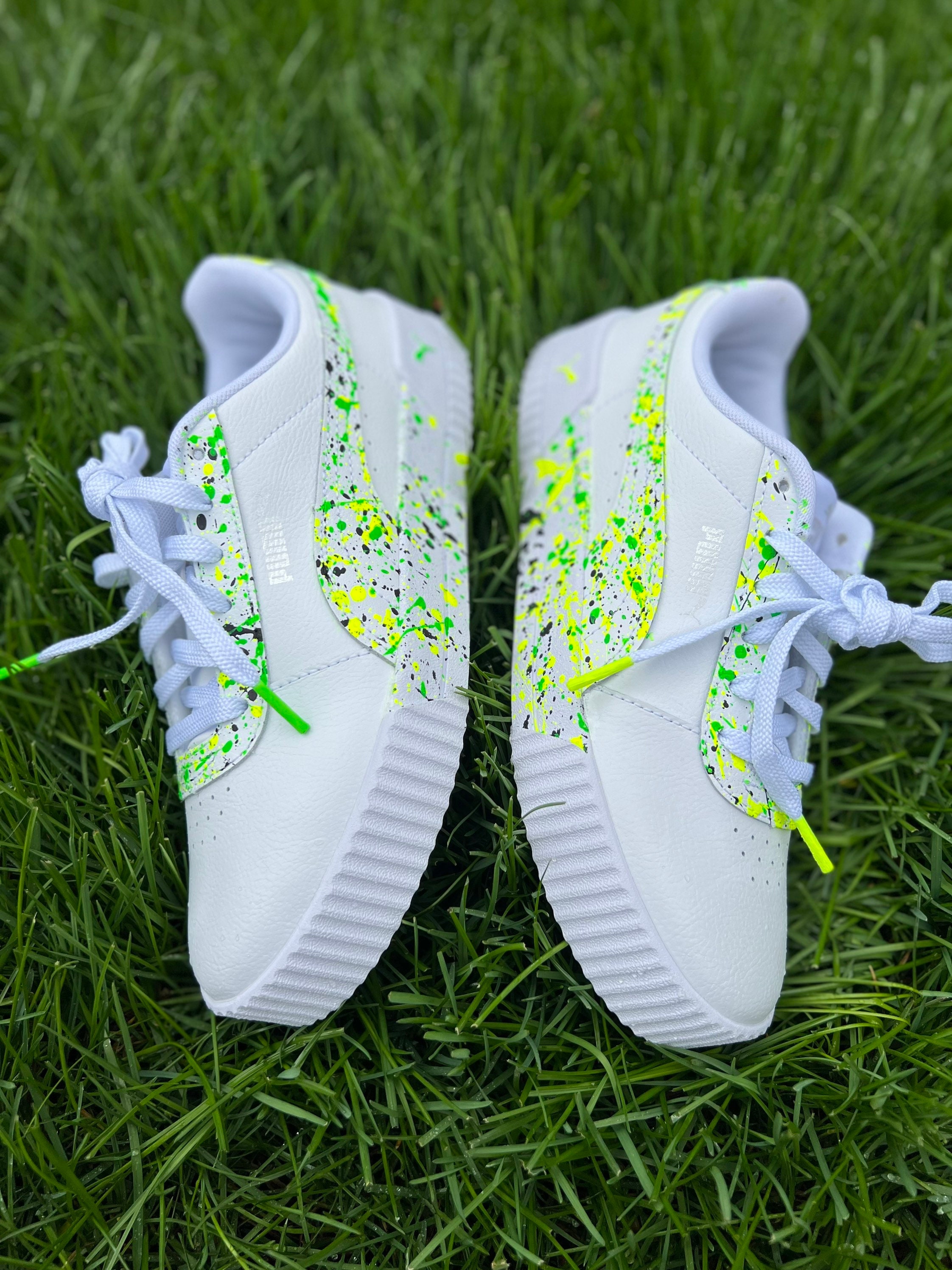 Custom Puma Sneakers. Mens, Women’s or Youth. Made to Order. Neon ...