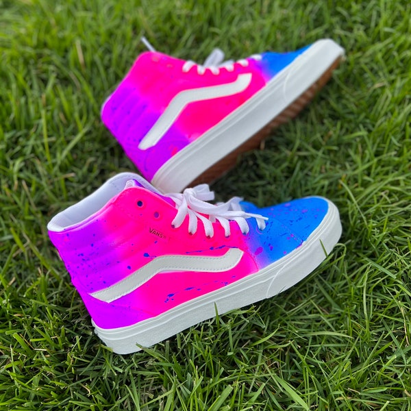 Rainbow Vans - Etsy