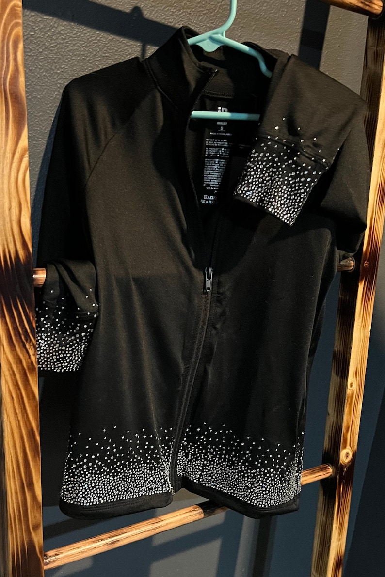 Cheer Warmup Jacket. Youth Rhinestone. Cheerleader. Polyester. - Etsy
