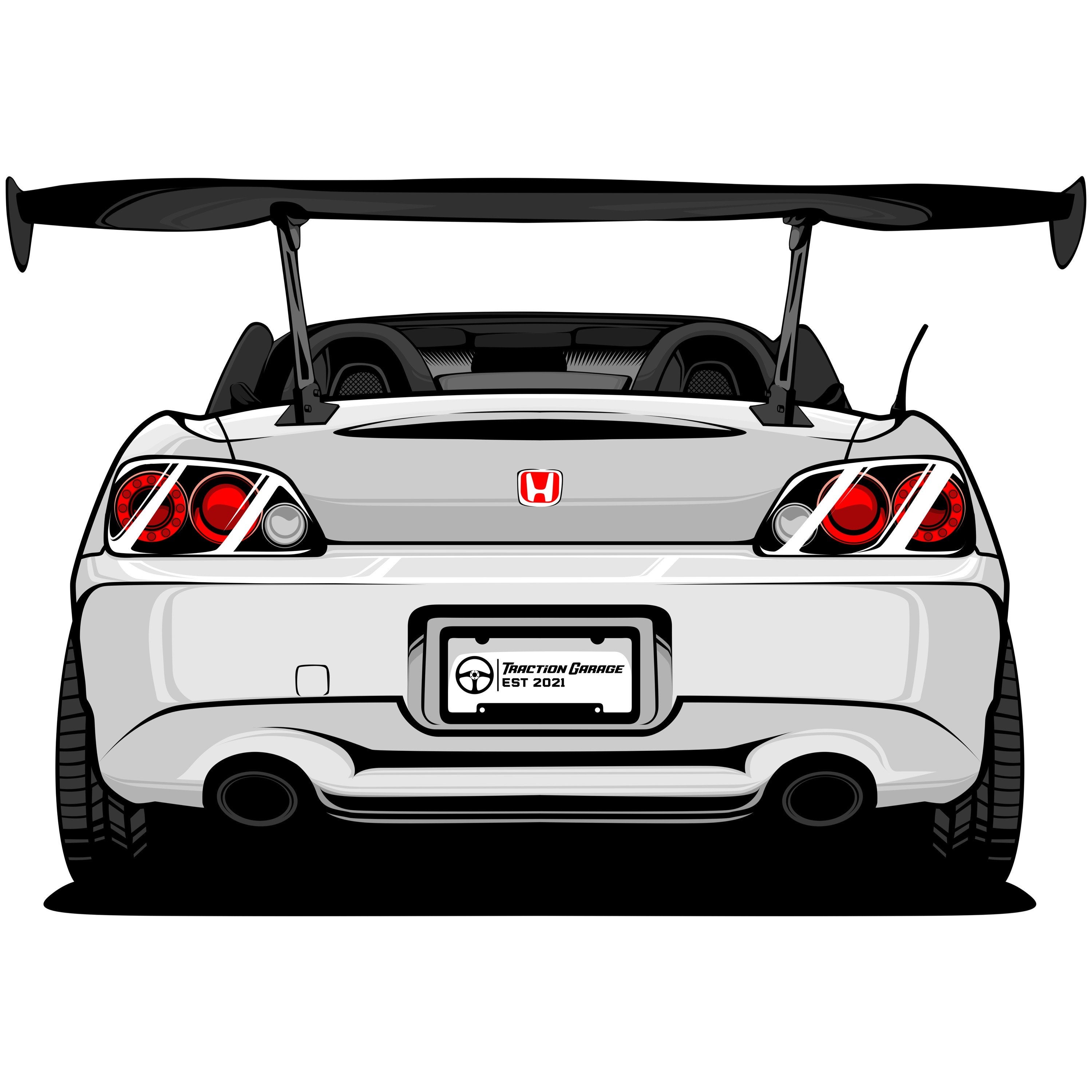 Honda S2000 Sticker AP2 3" Yellow Red White Black JDM 1 Sticker - Etsy