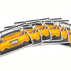 Honda S2000 Sticker AP2 3" Yellow Red White Black JDM 1 Sticker - Etsy