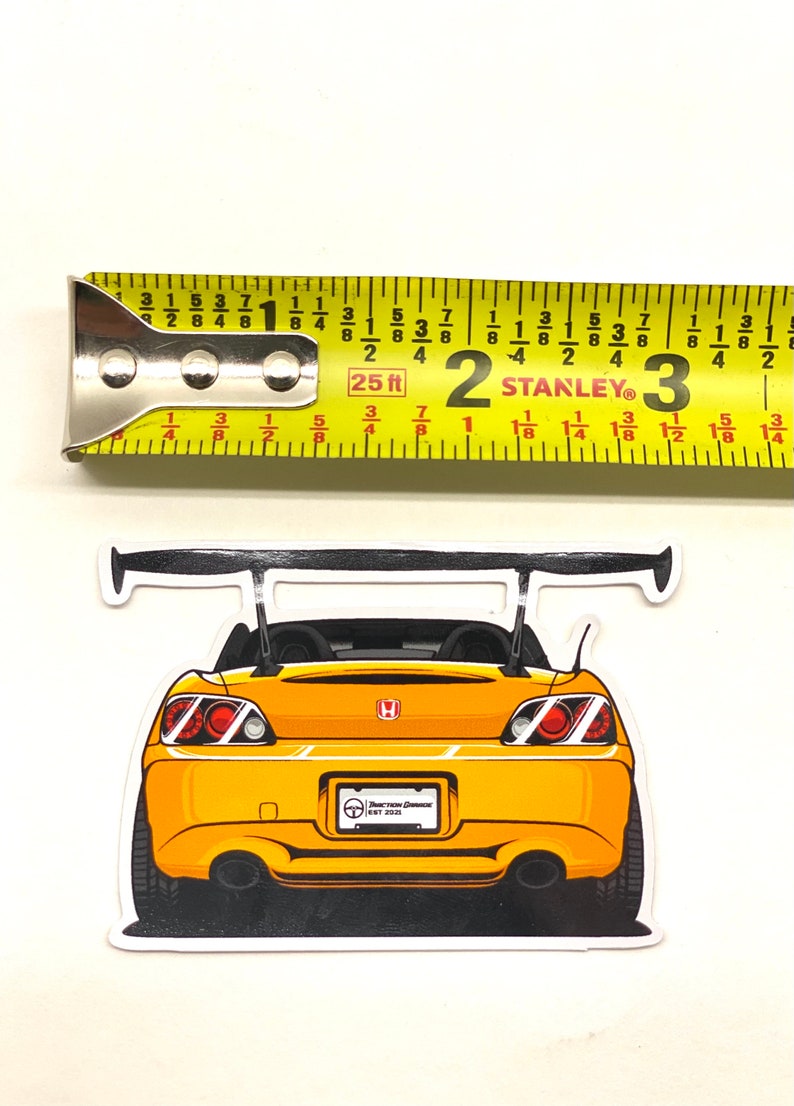 Honda S2000 Sticker AP2 3" Yellow Red White Black JDM 1 Sticker - Etsy
