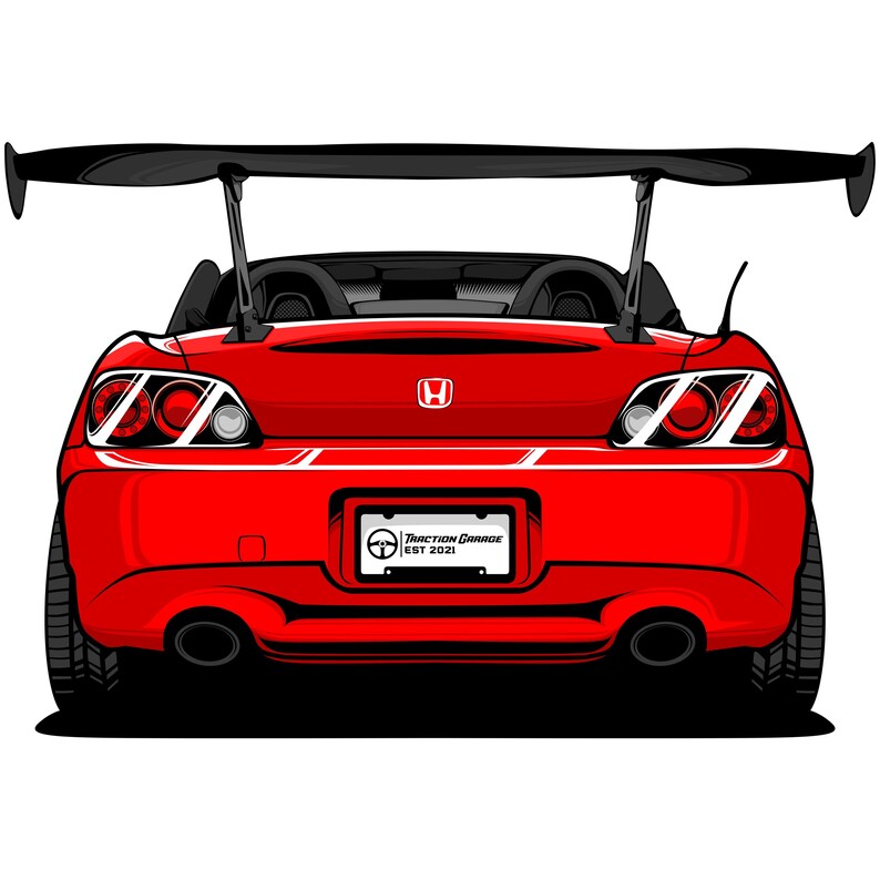 Honda S2000 Sticker AP2 3" Yellow Red White Black JDM 1 Sticker - Etsy